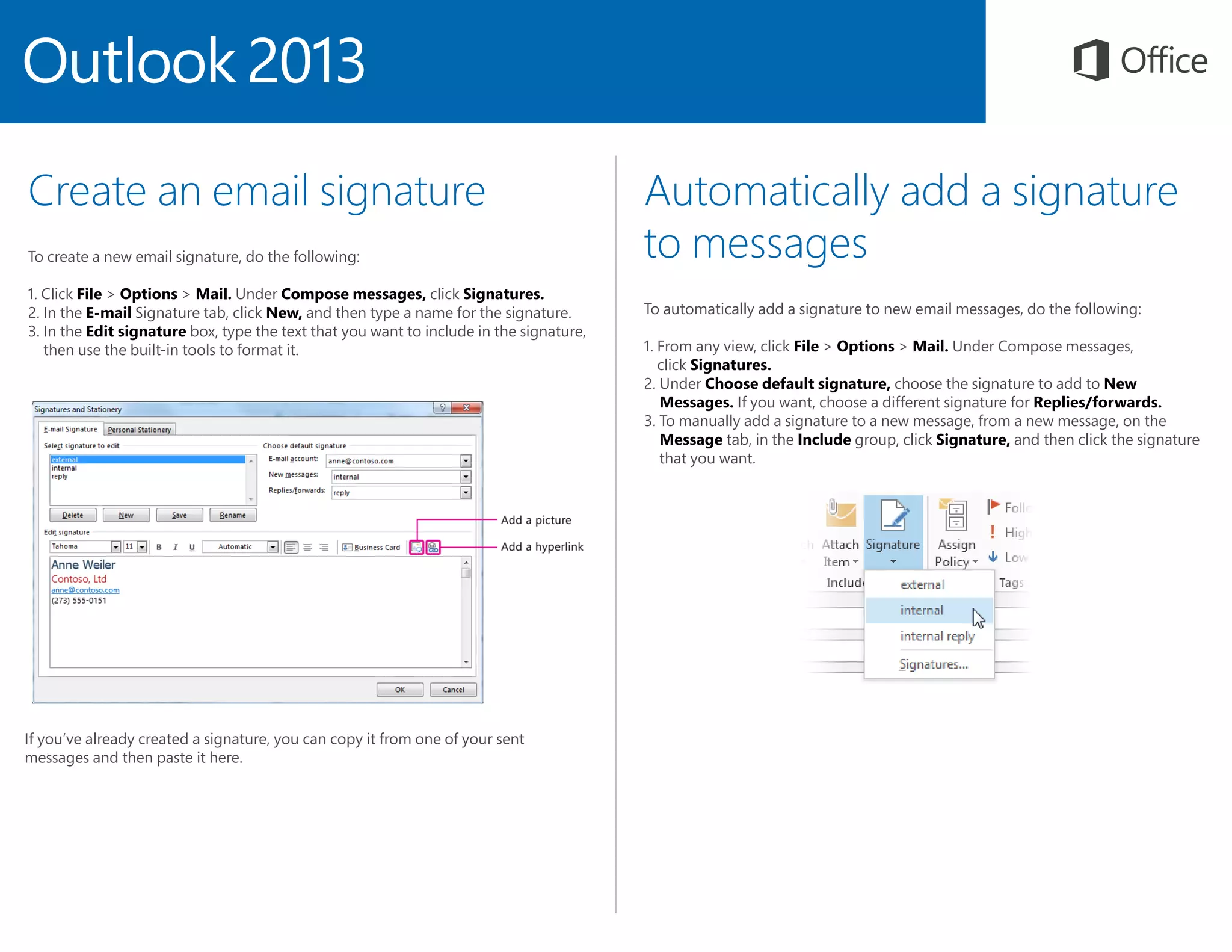 Microsoft Outlook 2013 Quickstart | PPT