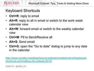 Microsoft Outlook Tips & Tricks | POTX
