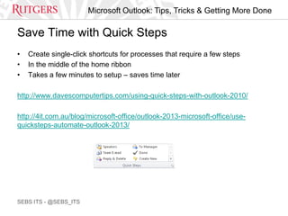 Microsoft Outlook Tips & Tricks | POTX