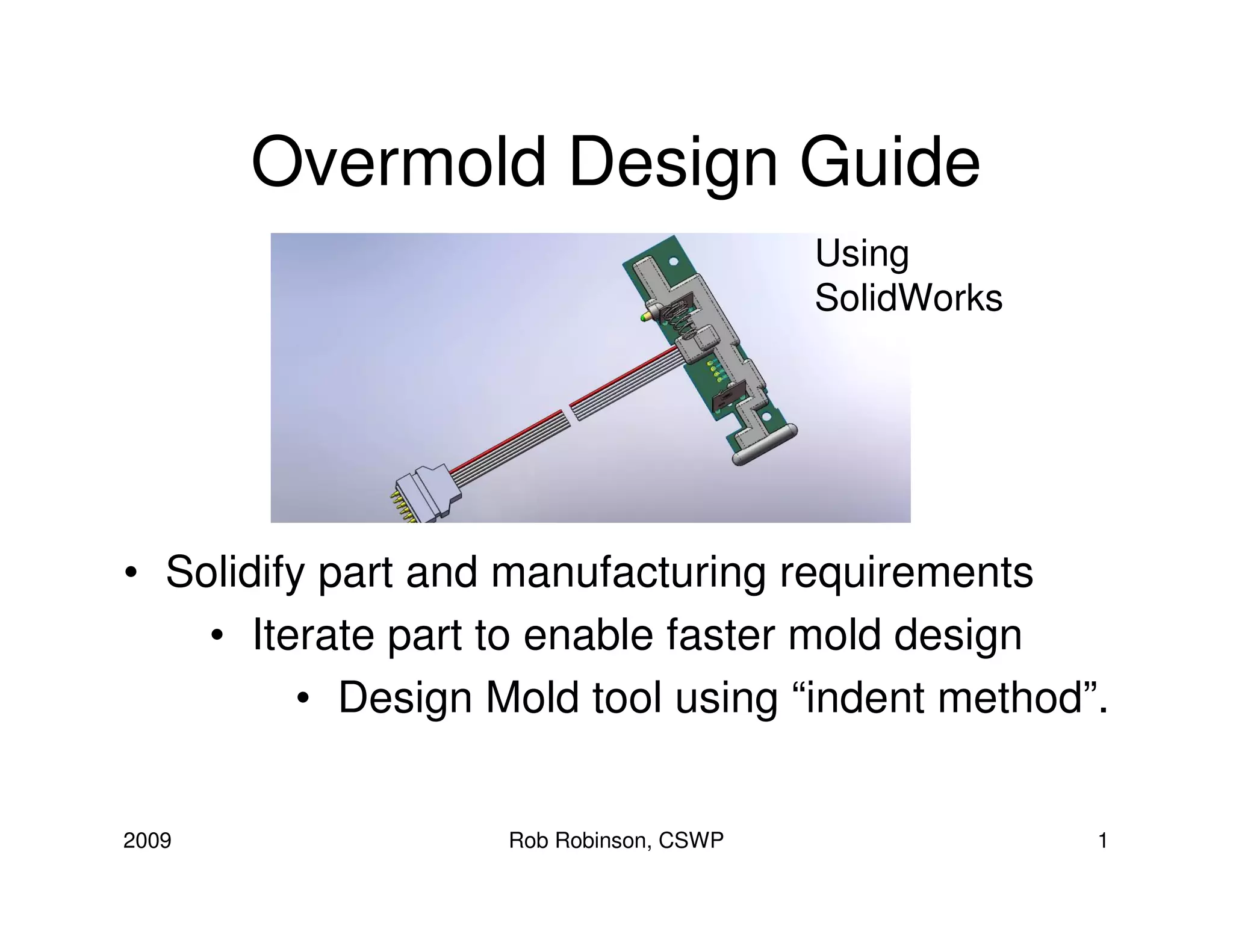 Overmold Design Guide | PDF