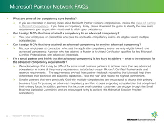 Microsoft Partner Network Overview June 2010 | PDF