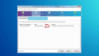 Microsoft platform ready test tool | PPTX