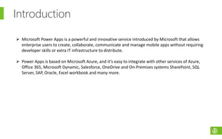 Microsoft power apps | PPTX