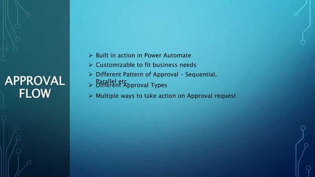Microsoft Power Automate - Approval Flow | PPTX | Computer Software and Applications | Computing