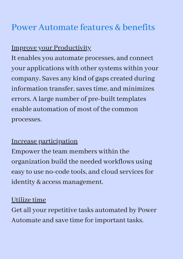 Microsoft power automate implementation | PDF Microsoft power automate implementation | PDF