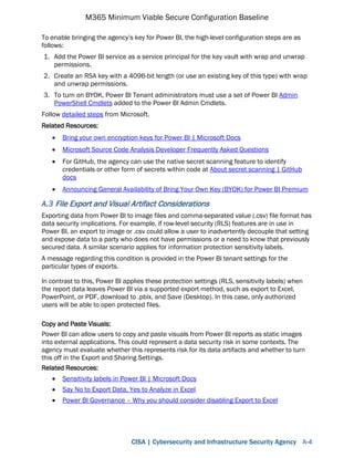 Microsoft Power BI M365 Minimum Viable SCB v0.1 | PDF