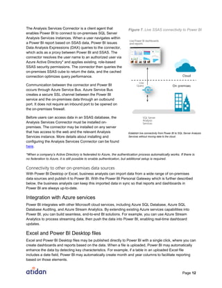 Microsoft Power BI Overview Whitepaper | PDF | Databases | Computer ...