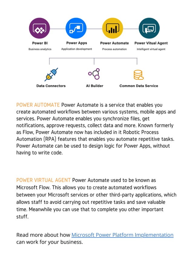 Microsoft power platform | PDF