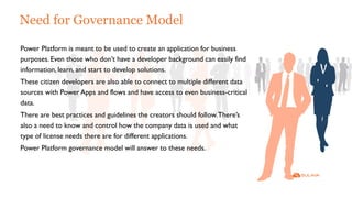 Microsoft Power Platform Governance .pdf | Computer Software and ...