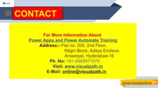 Microsoft Power Platform Online Training | Power Apps Training | PPTX