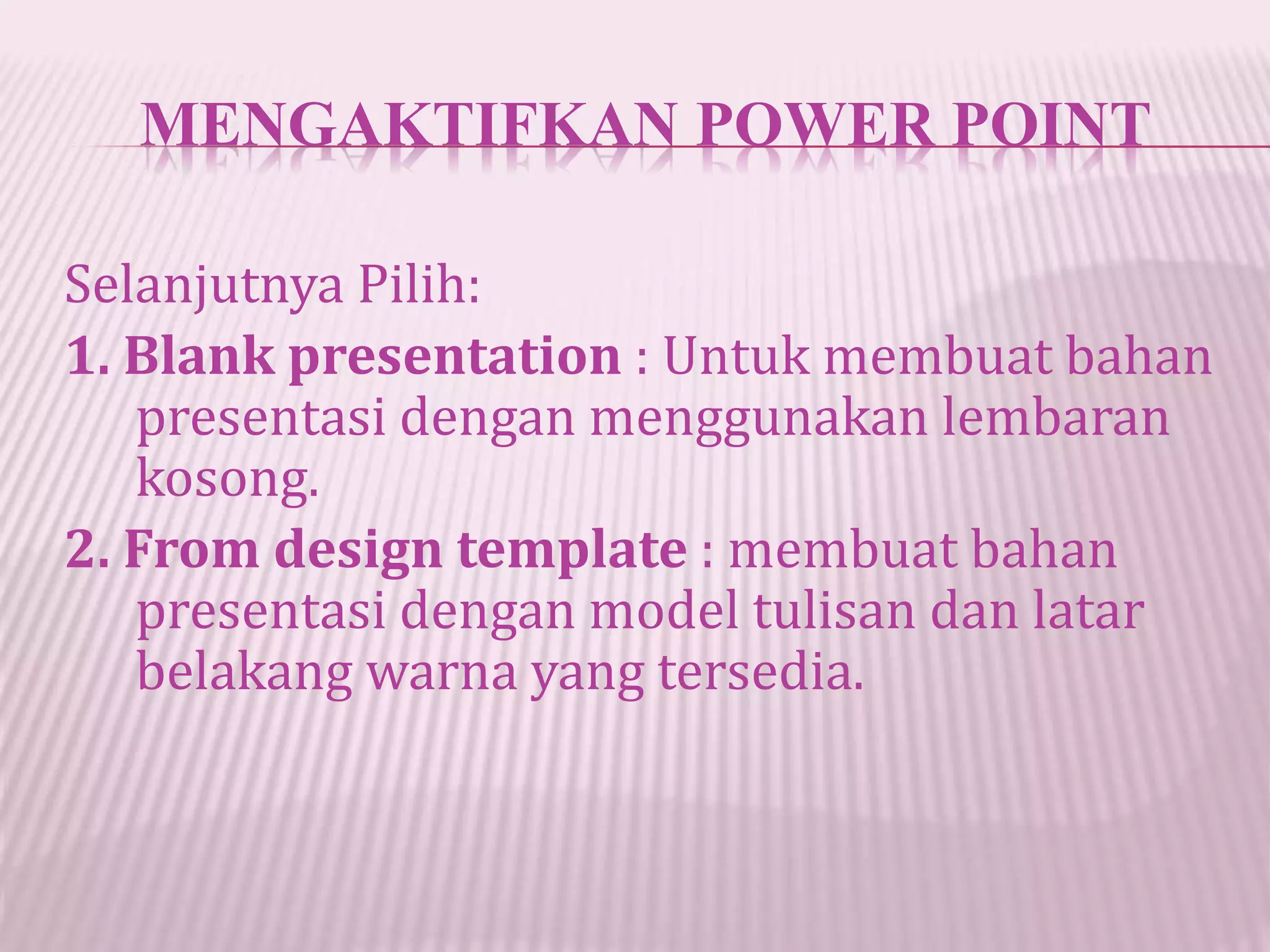 Microsoft power point | PPTX