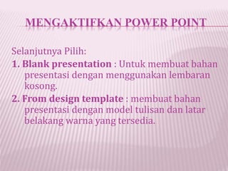 Microsoft power point | PPTX