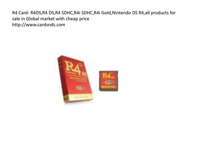 NDS r4 card | PPT