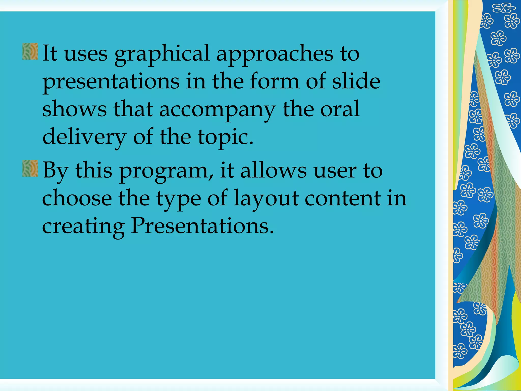 Microsoft power point | PPT