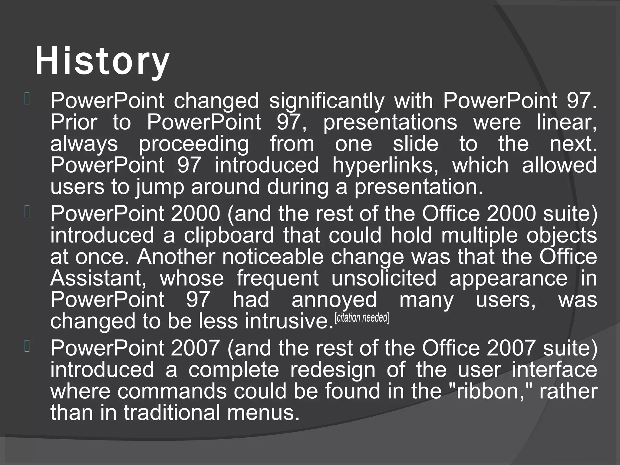 Microsoft power point | PPT