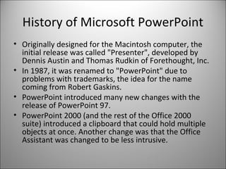 Microsoft power point | PPT