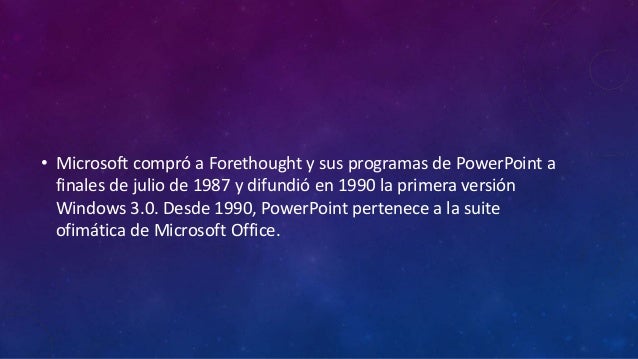 Microsoft powerpoint