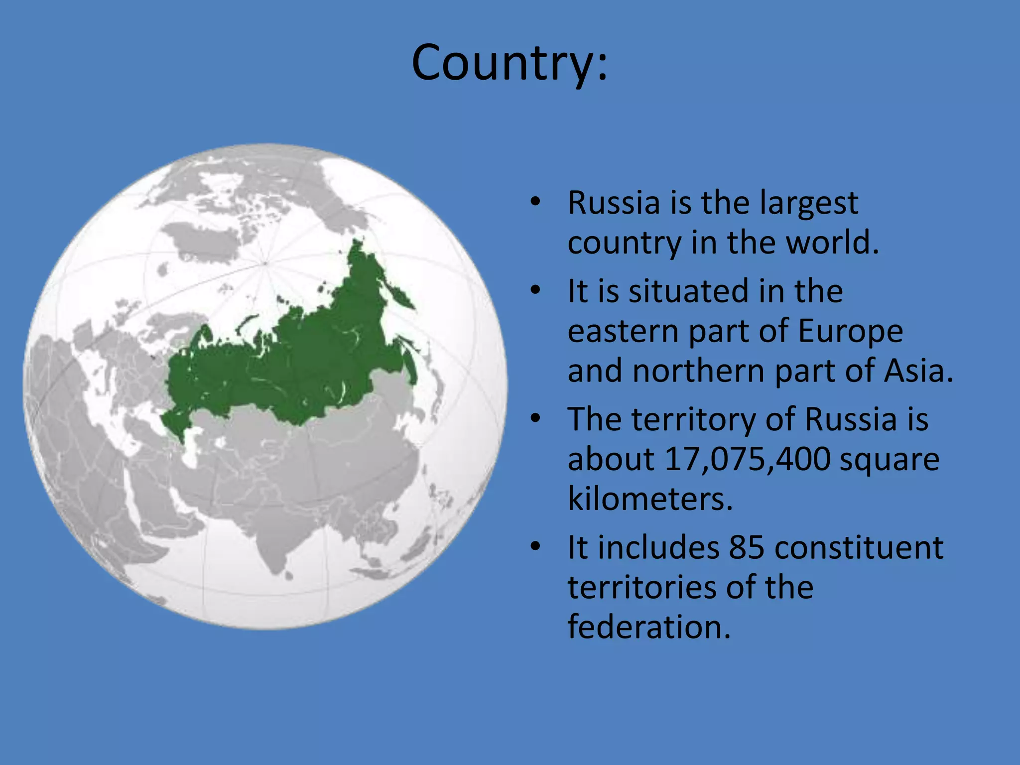 Russia презентация Microsoft power point | PPTX