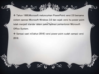 Microsoft power point | PPT