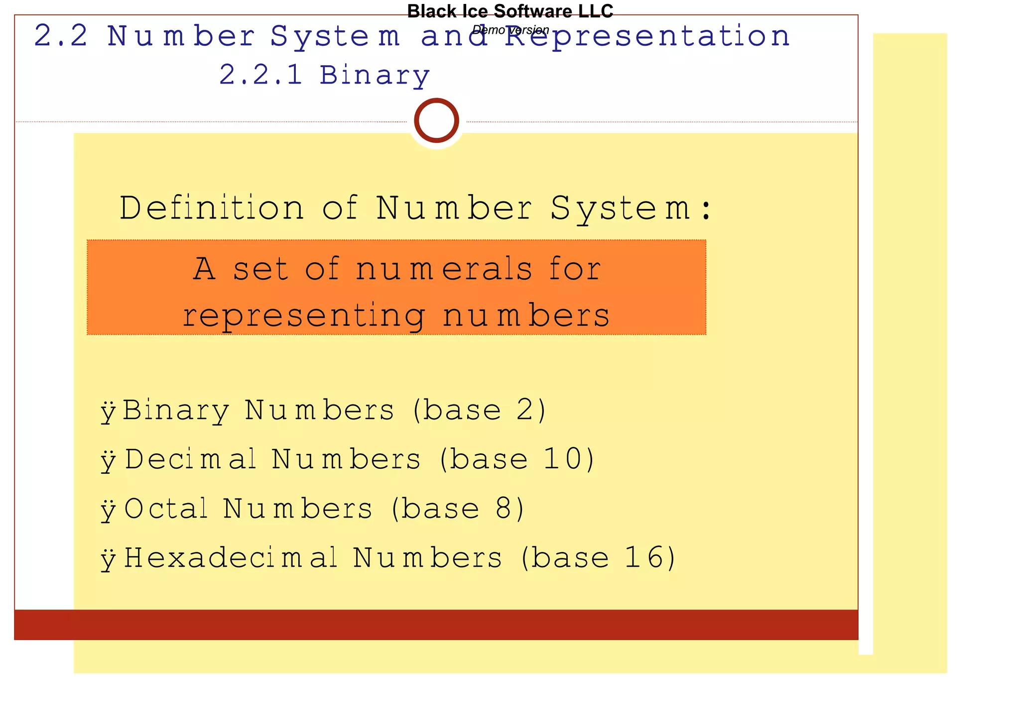 Microsoft power point 2.2number system&representation | PDF