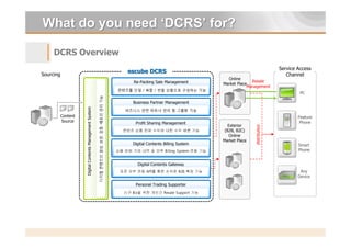 escube DCRS(Digital Contents Re-Packing sale System) Introduce | PDF