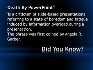 Using PowerPoint in Nursing Education | PPT