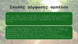 ΠΑΔ.3.ΚΛΑΔΕΜΑ ΜΟΡΦΩΣΗΣ ΑΜΠΕΛΟΥ ΣΤΑ ΠΛΑΙΣΙΑ ΤΗΣ ΑΣΠΑΙΤΕ | PPTX