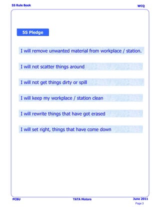 Microsoft power point 5s rule book - 3 | PDF
