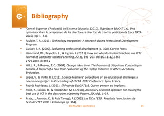 One to one Science classrooms in Secondary Schools: Current status ...
