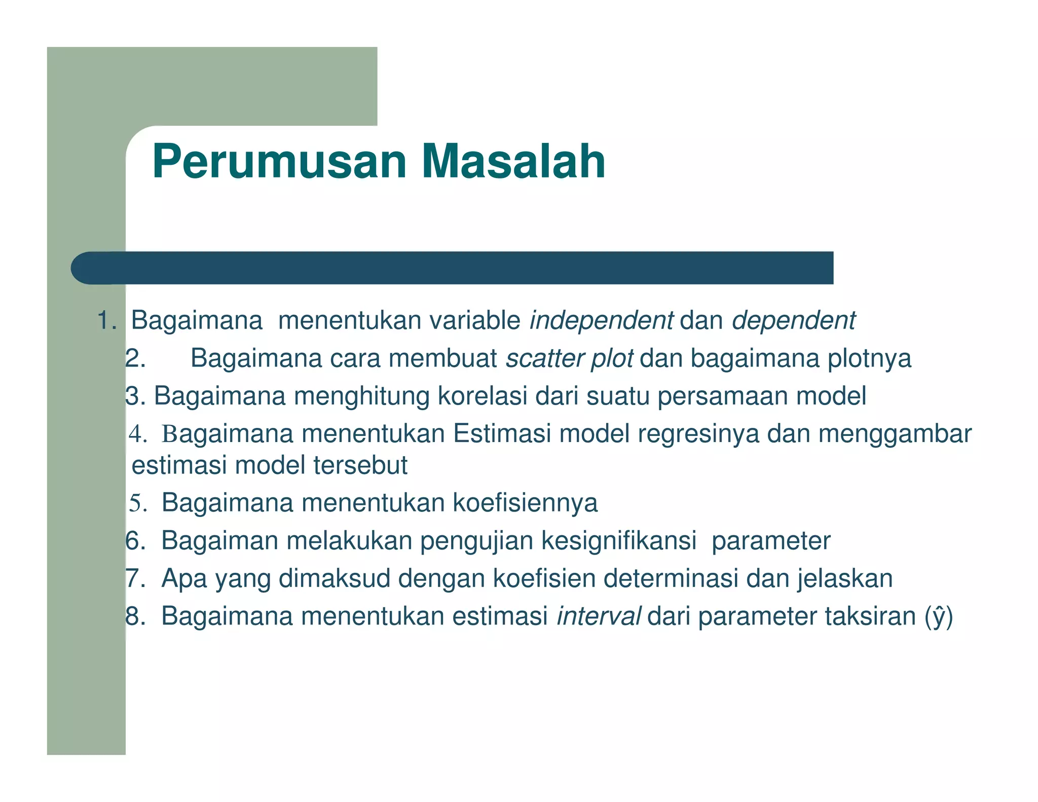 Microsoft Power Point Analisis Regresi.Ppt [Compatibility Mode] | PDF