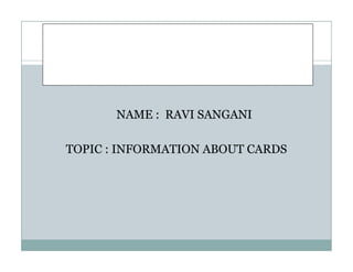 BANK CARDS | PDF