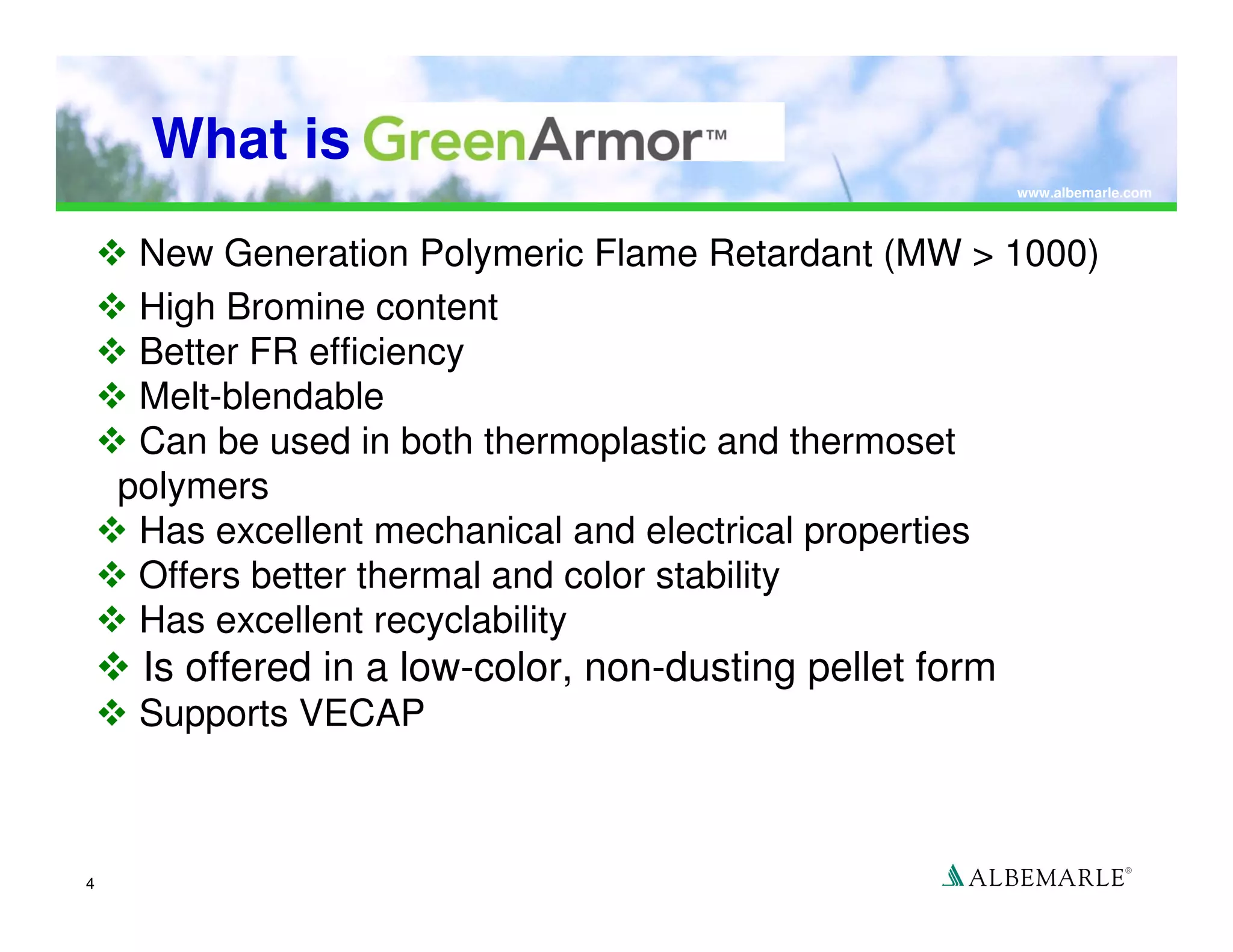 A New Sustainable Polymeric Fire Safety Solution for Thermoplastics and ...