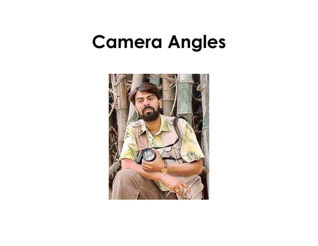 basic Camera Angles | PDF | Cameras and Camcorders | Consumer Electronics