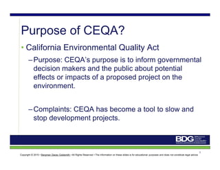 CEQA Compliance: Cost Effective Strategies | PPT