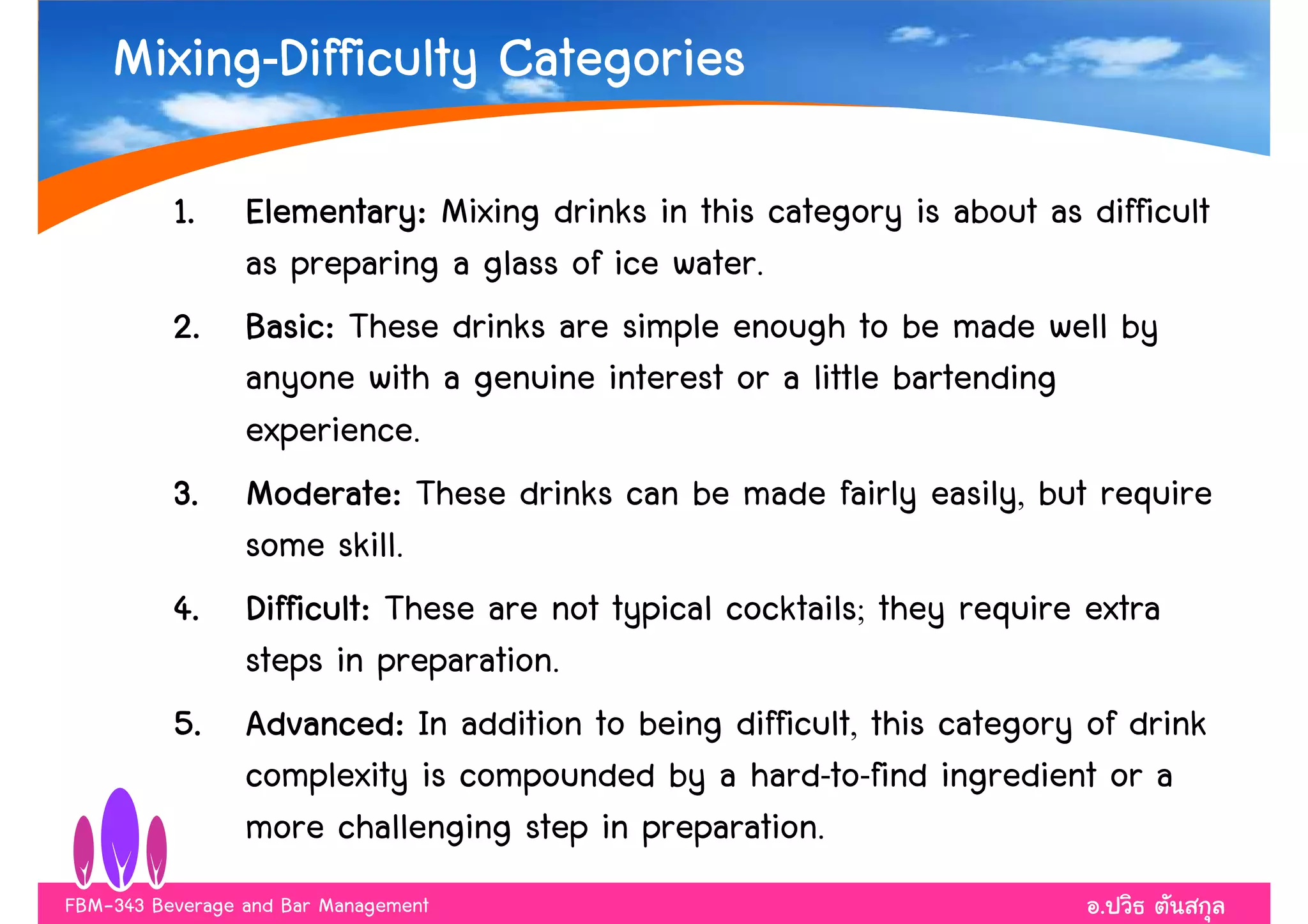 nt chapter 6 cocktails and mixed drink | PDF