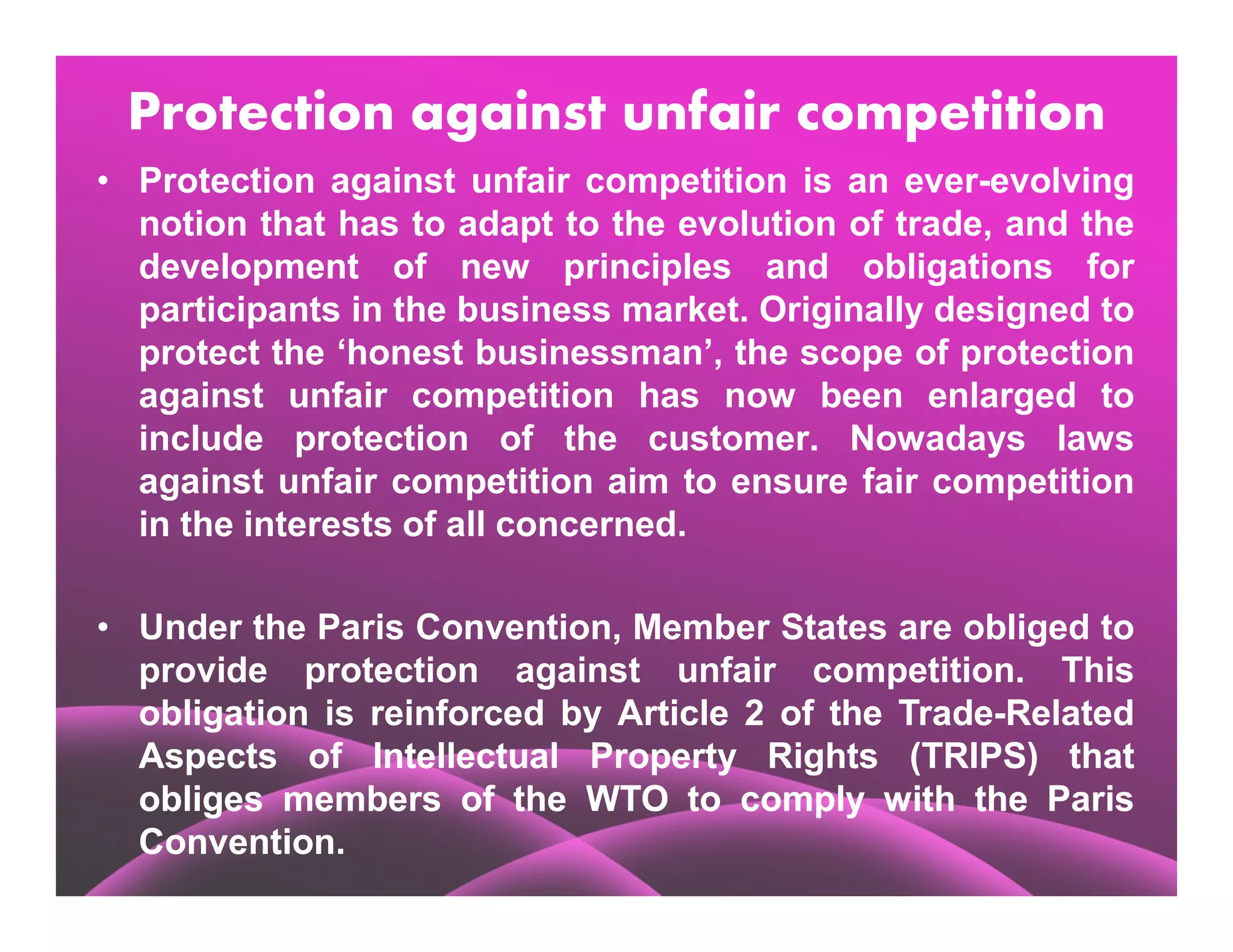 Microsoft power point comparative study of the main features of unfair ...