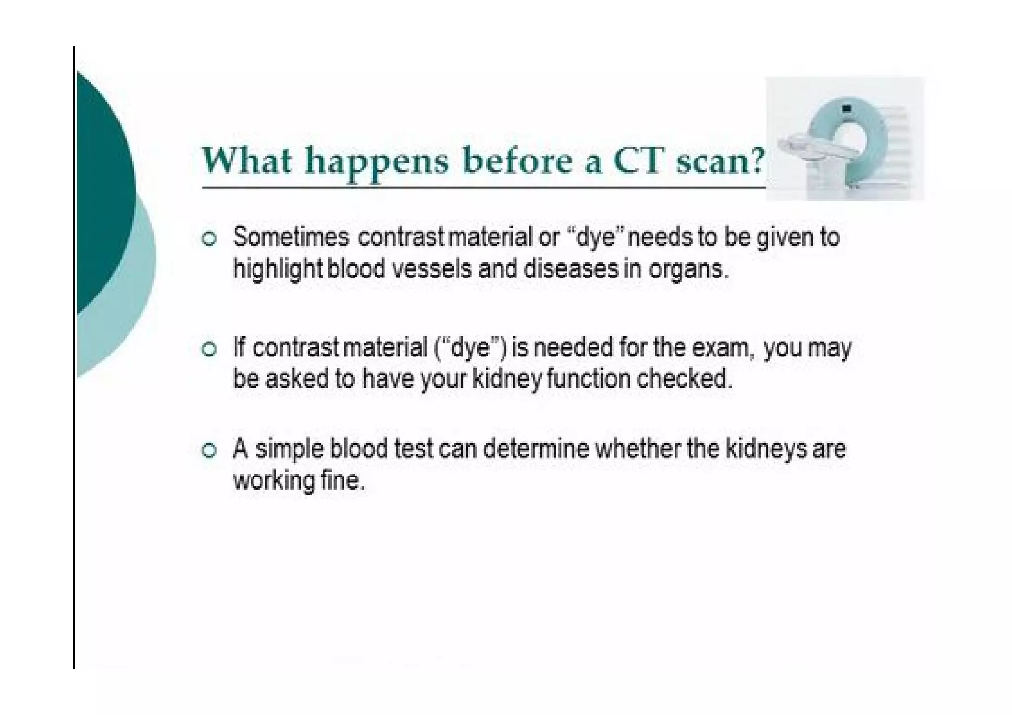 Basics of CT Scan | PDF