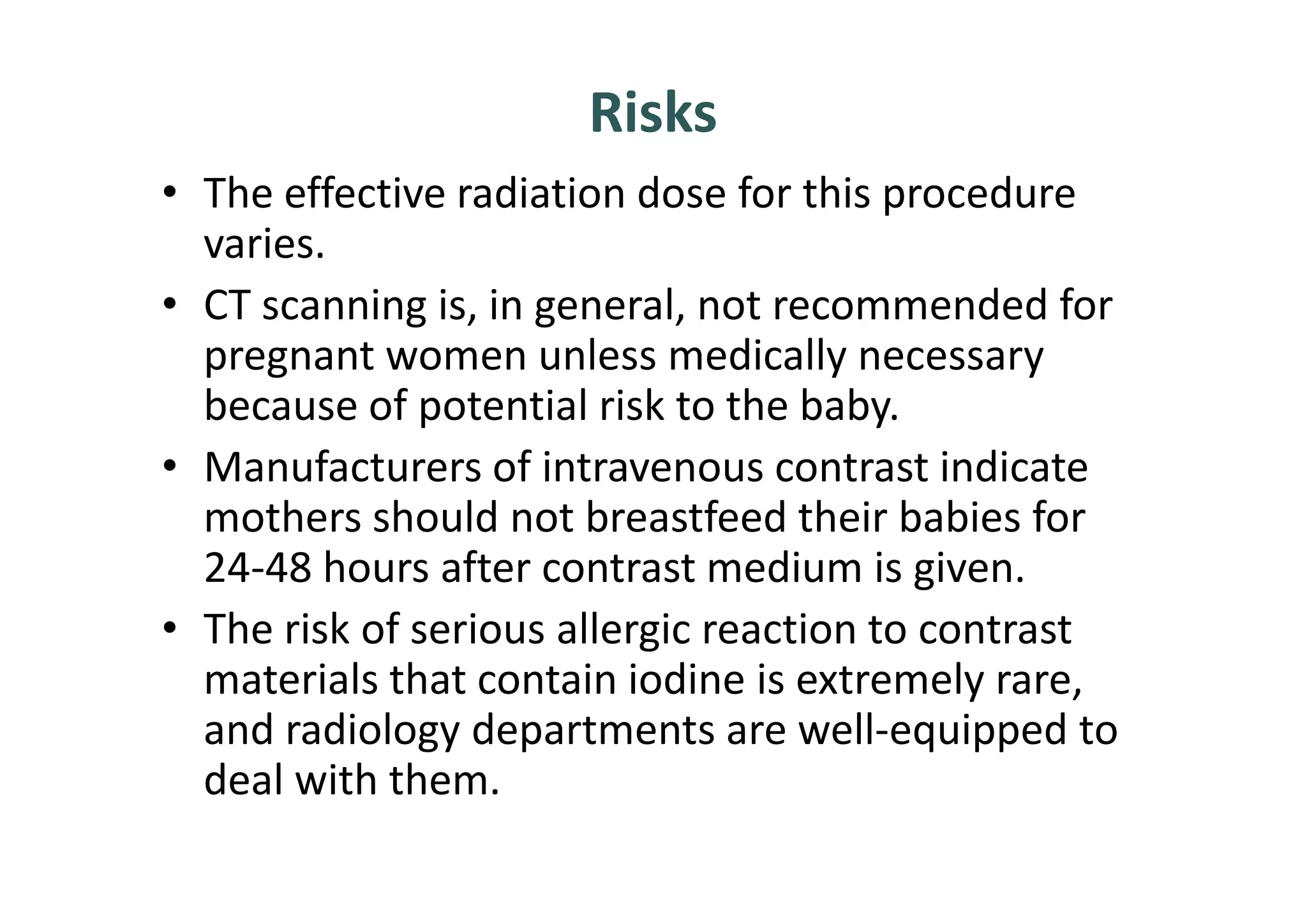 Basics of CT Scan | PDF