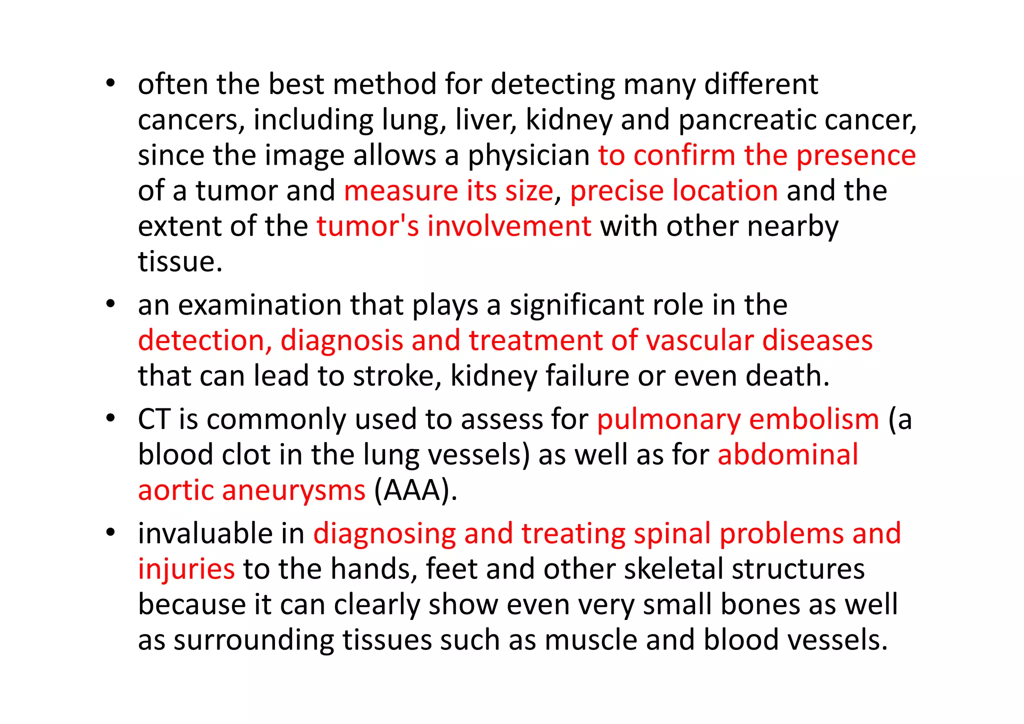 Basics of CT Scan | PDF