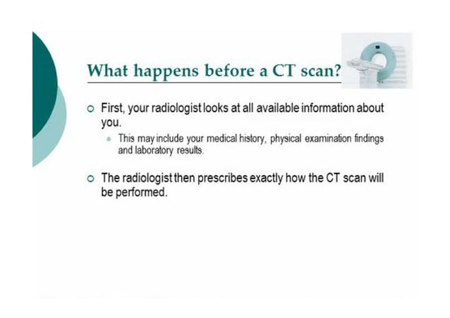 Basics of CT Scan | PDF | Lung and Respiratory Health | Diseases and ...