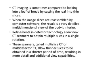 Basics of CT Scan | PDF