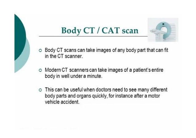 Basics of CT Scan | PDF | Lung and Respiratory Health | Diseases and ...