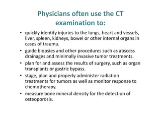 Basics of CT Scan | PDF