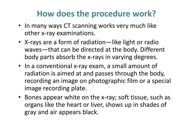 Basics Of Ct Scan