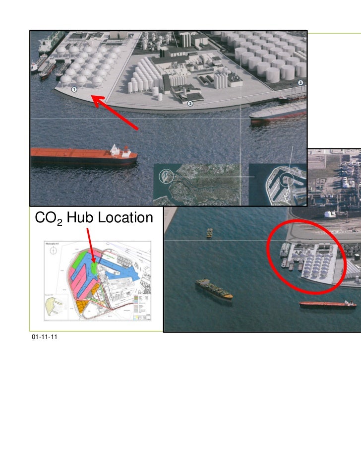 Modeling the CO2 hub terminal concept