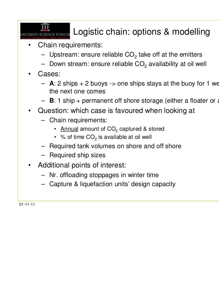 Modeling the CO2 hub terminal concept