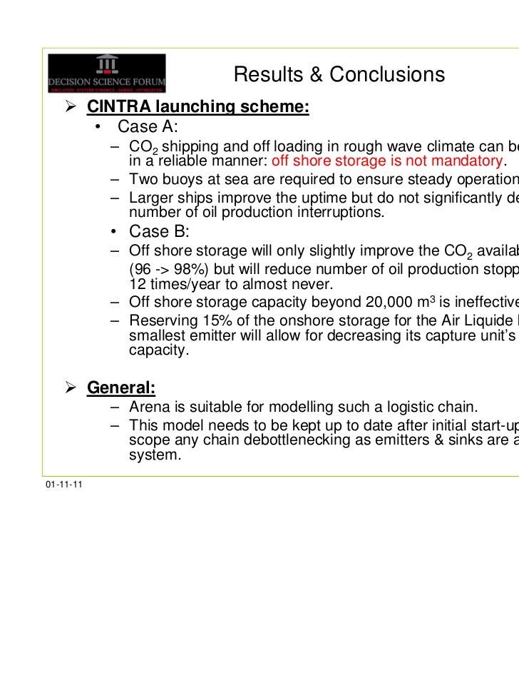Modeling the CO2 hub terminal concept