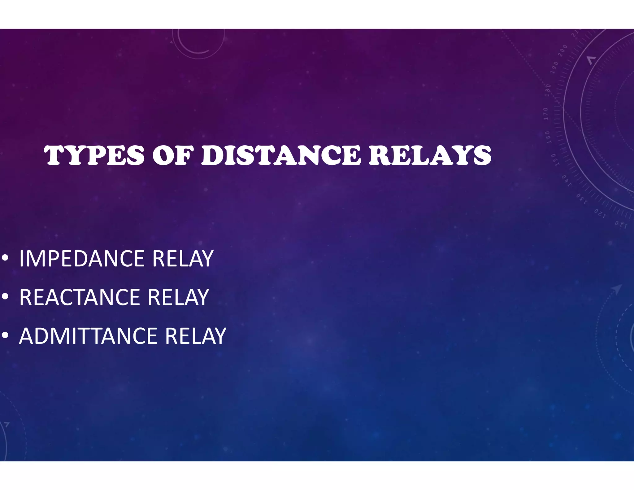distance relay | PDF