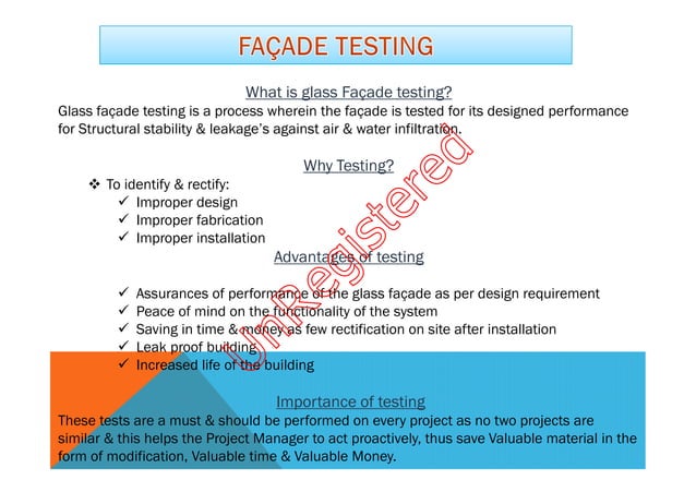 Facade - presentation | PDF