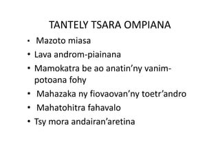 Fiompiana mpanjakan-tantely | PDF